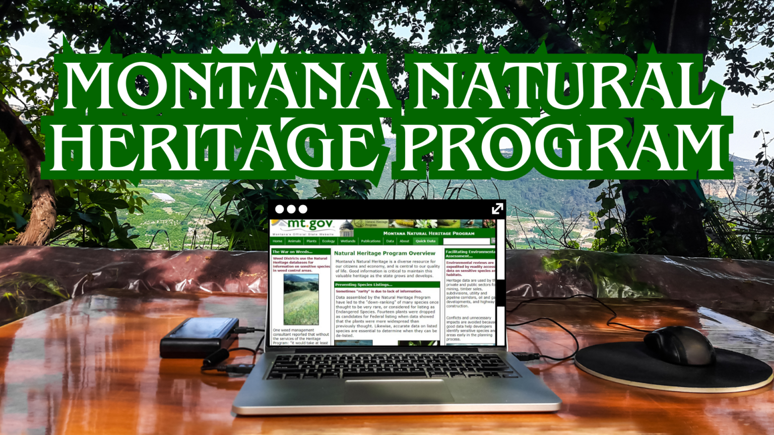 Montana Natural Heritage Program - Stillwater County Library