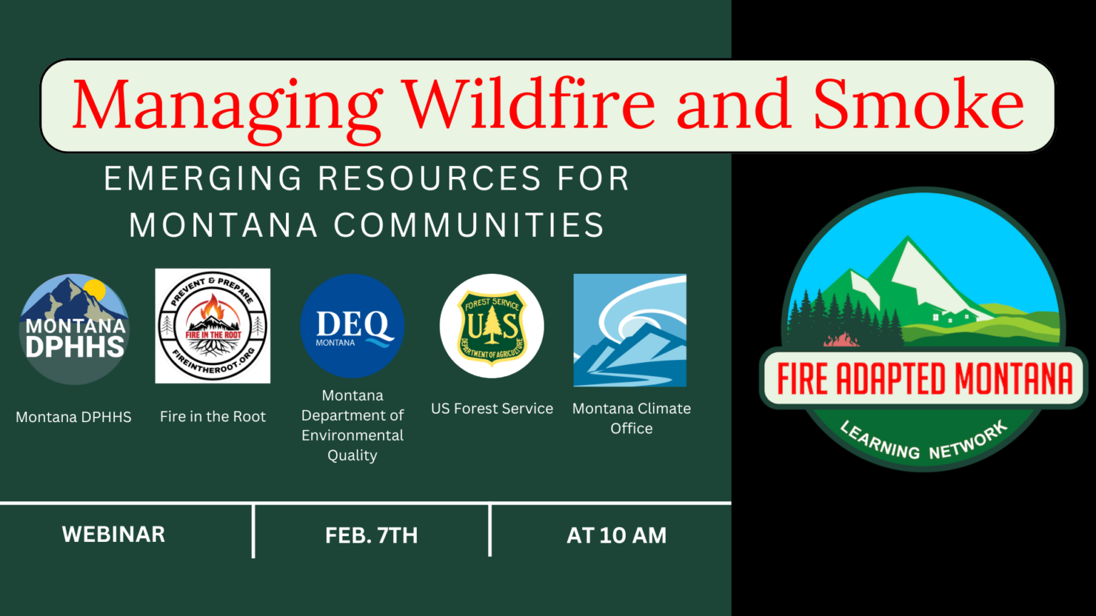 Webinar - Managing Wildfire Smoke: Emerging Resources - Stillwater ...